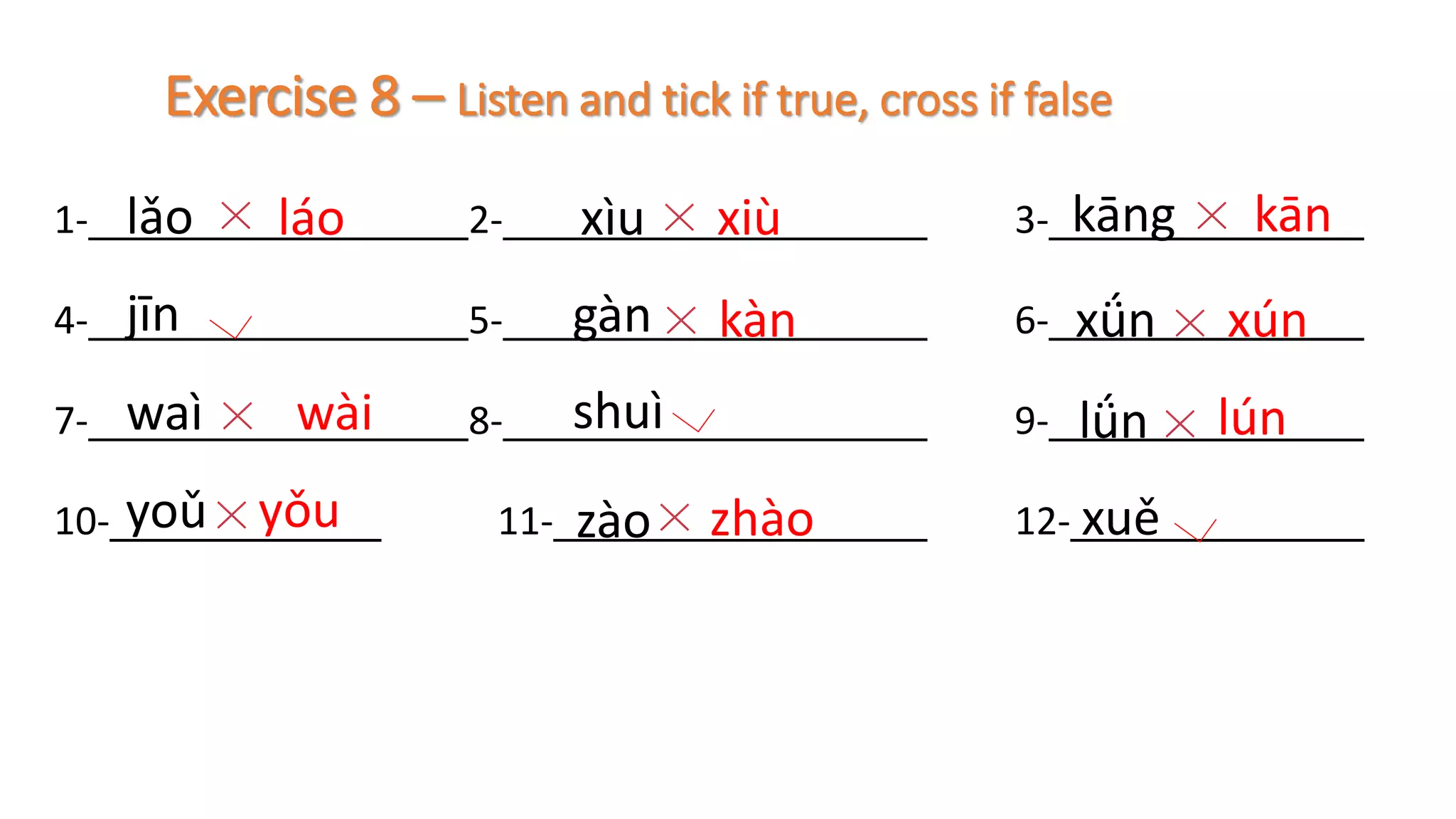 Pinyin 02 Compound vowels, numbers | PPTX