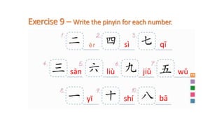 Pinyin 02 Compound vowels, numbers | PPT