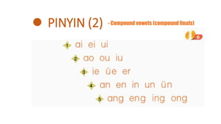 Pinyin 02 Compound vowels, numbers | PPT