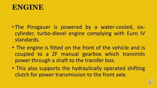 Pinzgauer all terrain light utility vehicle, united kingdom | PPTX ...
