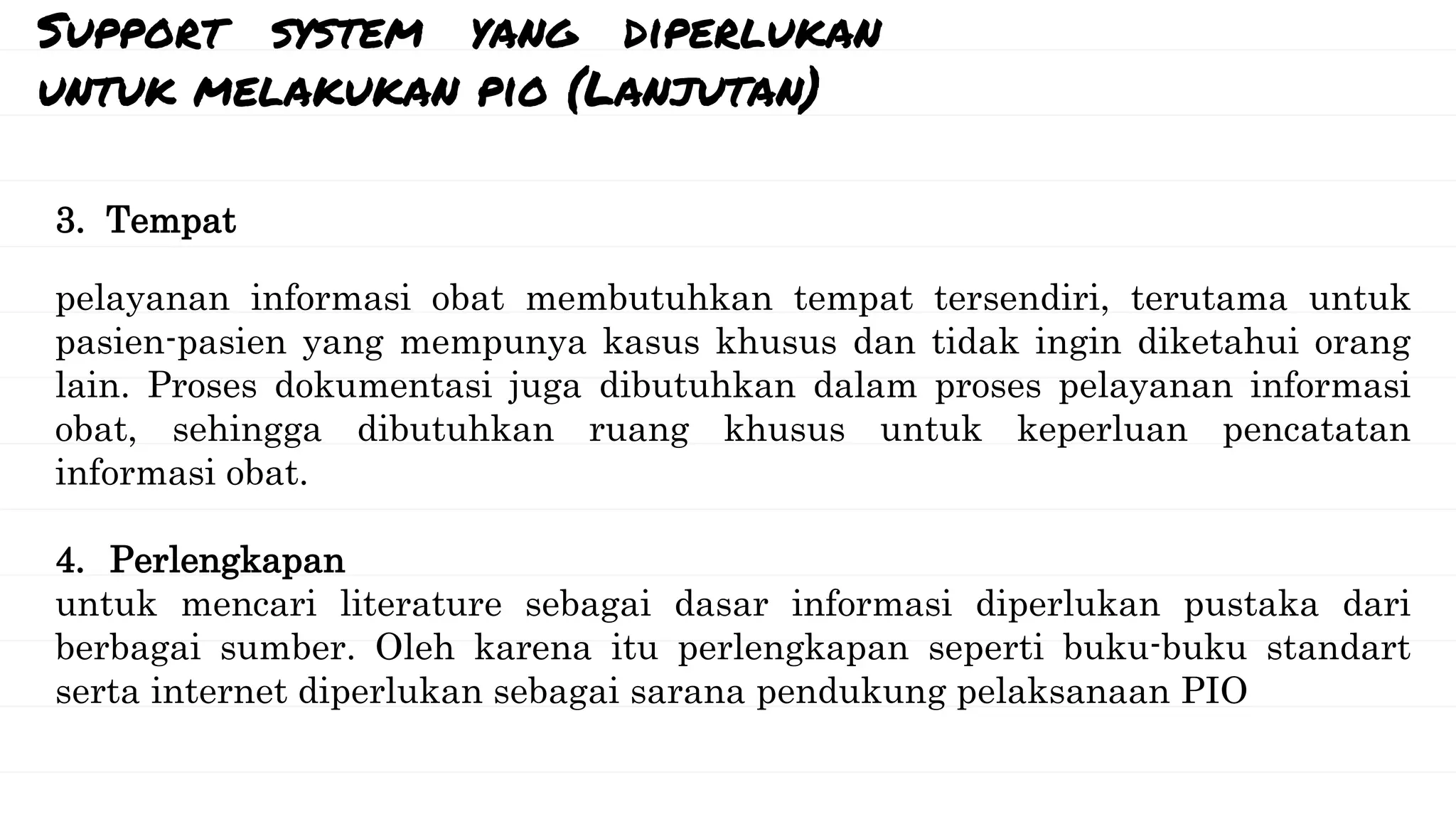 Pelayanan Informasi Obat (PIO) | PPTX