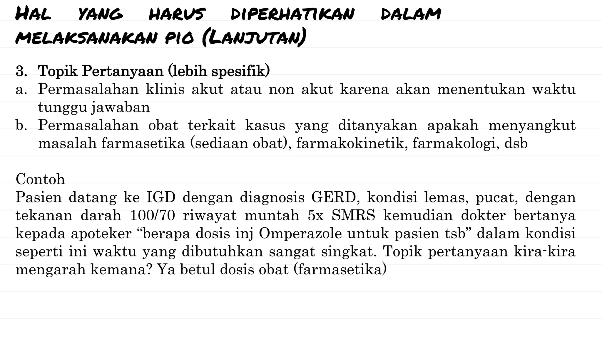 Pelayanan Informasi Obat (PIO) | PPTX