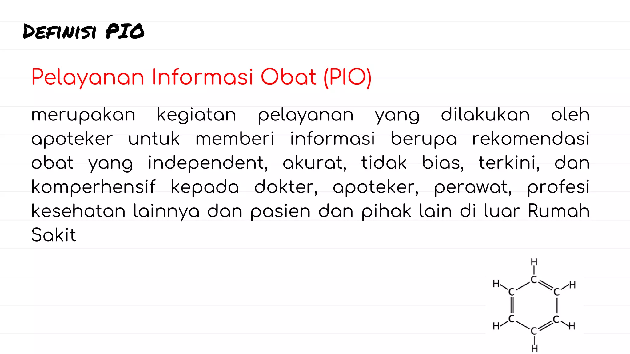 Pelayanan Informasi Obat (PIO) | PPTX