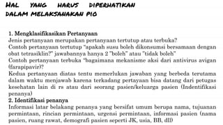 Pelayanan Informasi Obat (PIO) | PPTX