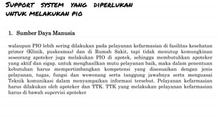 Pelayanan Informasi Obat (PIO) | PPTX