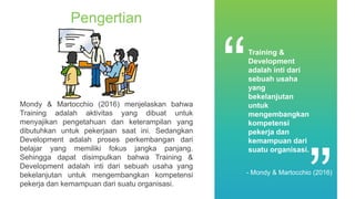 Training and Development | PPT