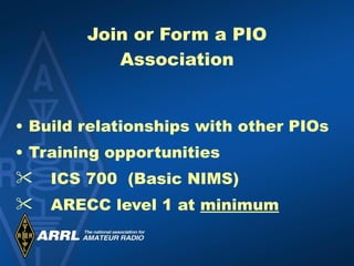 Pio And Emergency Work | PPT