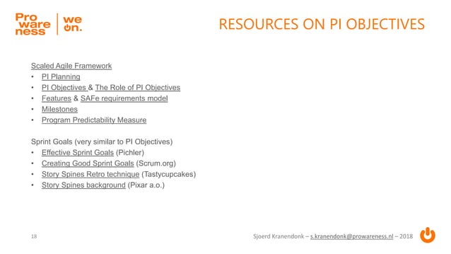 Creating Valuable PI objectives v1.1.2 - OLD VERSION | PDF