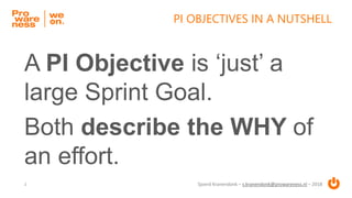 Creating Valuable PI objectives v1.1.2 - OLD VERSION | PDF
