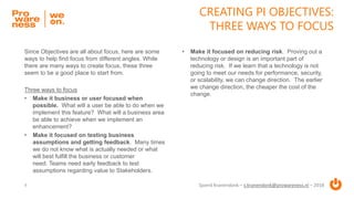 Creating Valuable PI objectives v1.1.2 - OLD VERSION | PDF