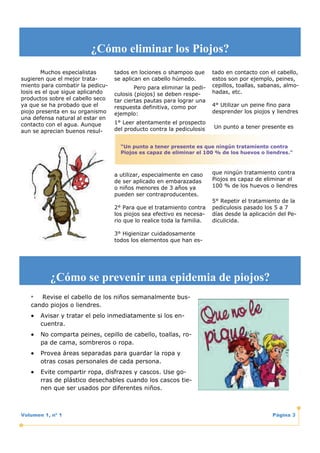 Piojos | PDF