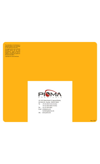 Pioma chemicals product line ~ Personal Care | PDF | Skin Care | Beauty