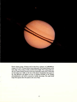 Pioneer 11 Saturn Encounter - Solar System Tour | PDF