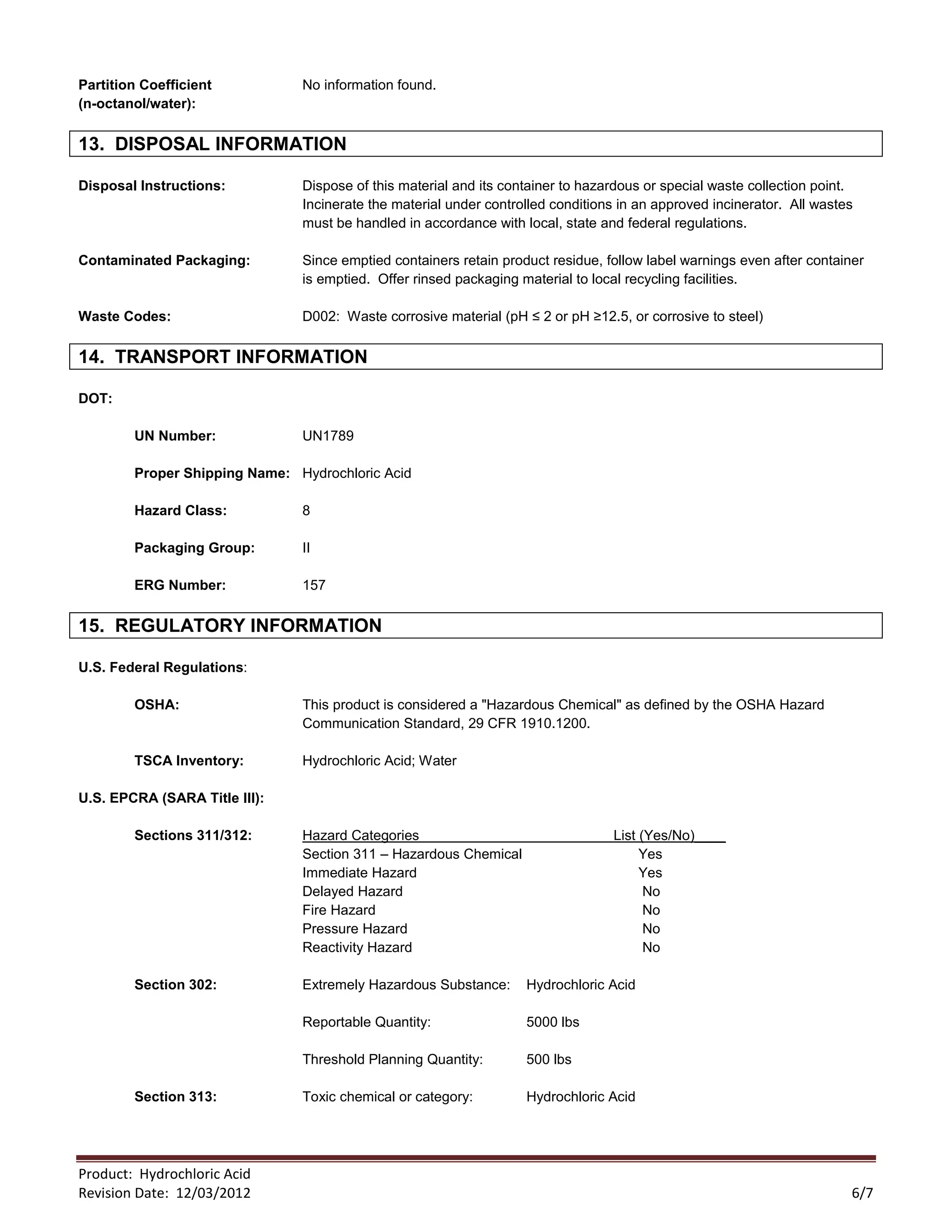 Pioneer Forensics - PF021 - PF022 - Hydrochloric Acid.pdf