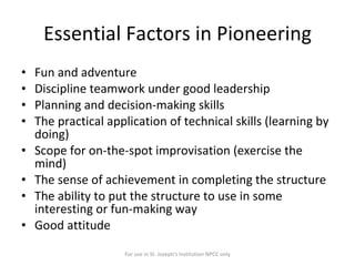 Pioneering | PPT