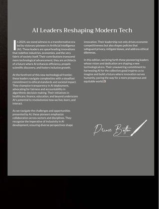 Pioneering Leaders in the AI Age, Shaping a New Technological Era ...