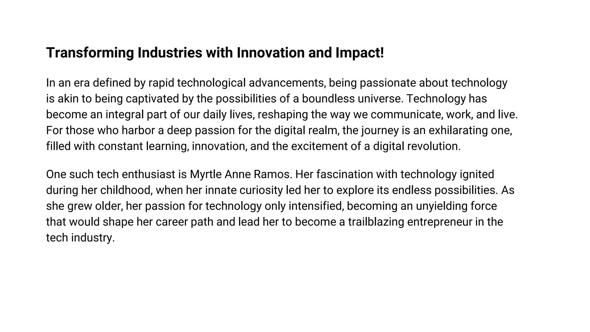 Pioneering Techpreneur and Visionary Marketer.pptx