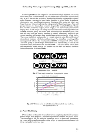Pioneering VDT Image Compression using Block Coding | PDF