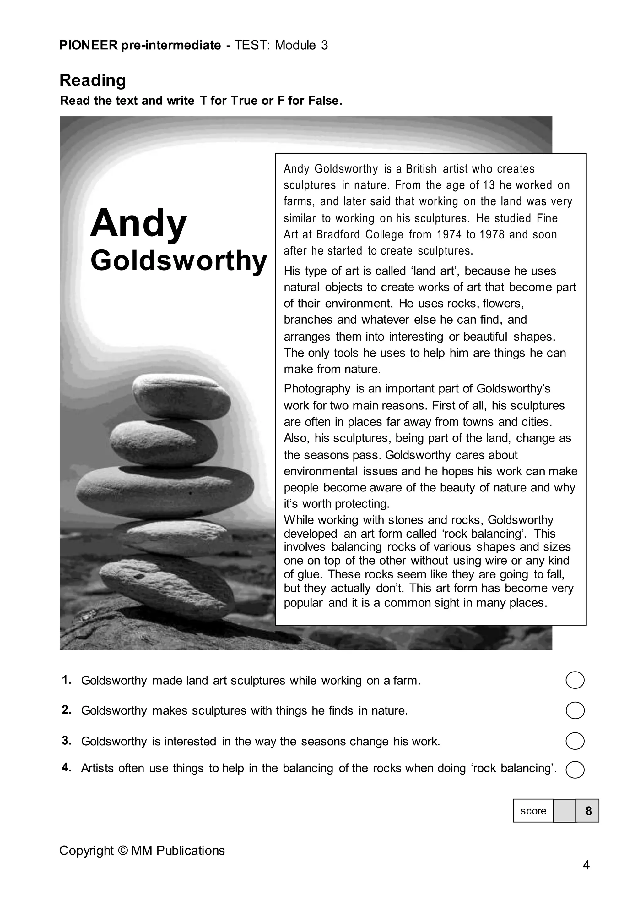 Pioneer pre intermediate-tests_module_3 | DOC