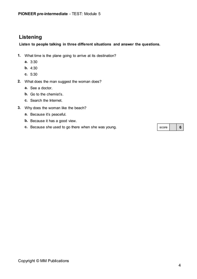 Pioneer pre intermediate-tests_module_5 | DOC