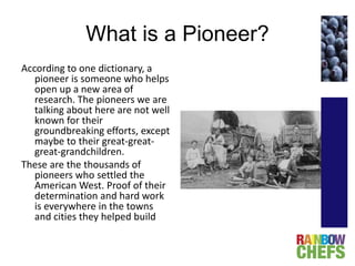 Pioneers | PPTX