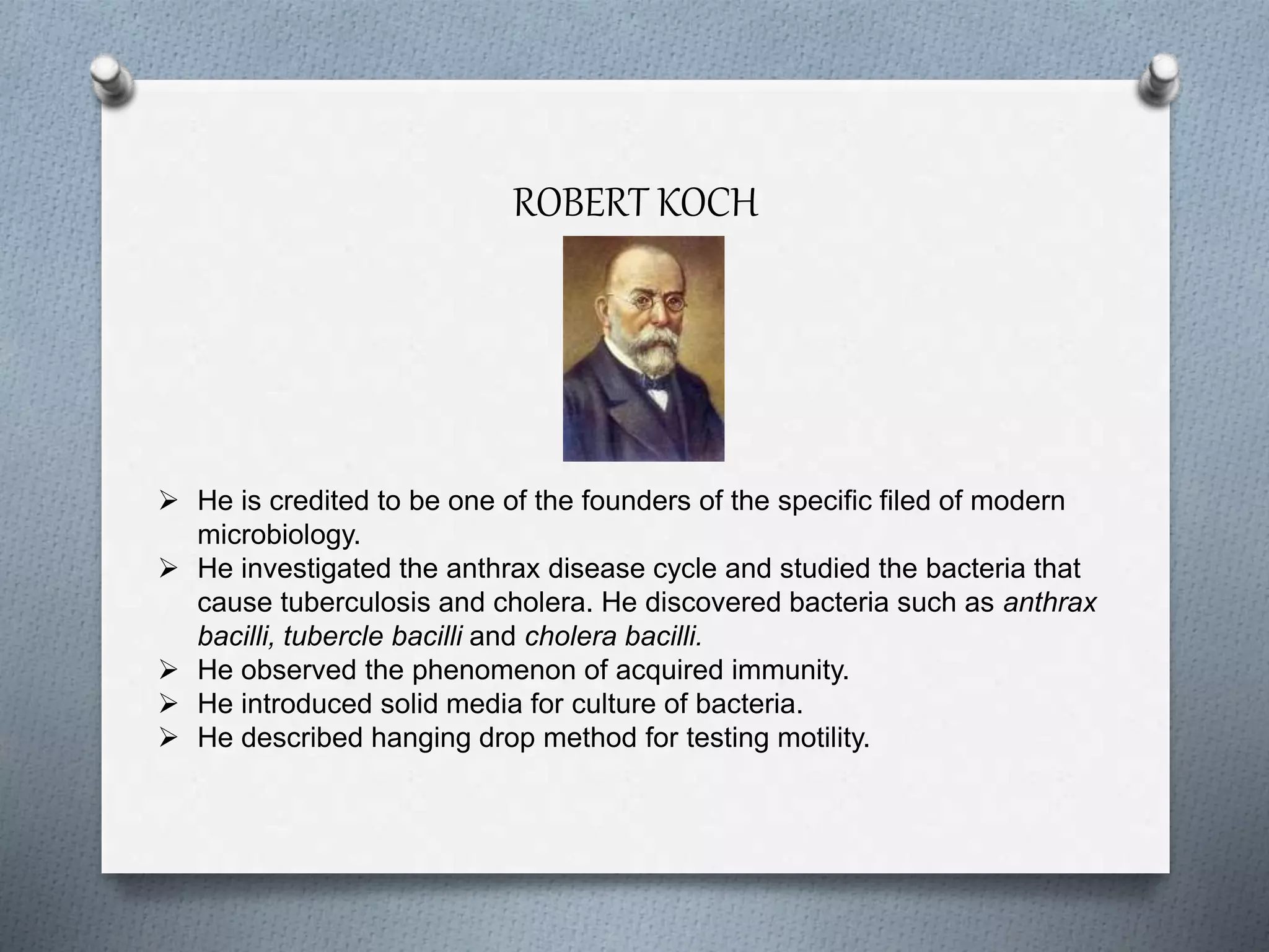 Pioneers of microbiology | PPTX