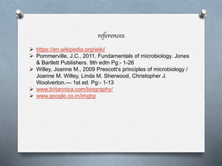 Pioneers of microbiology | PPTX