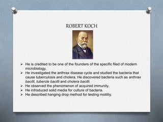 Pioneers of microbiology | PPTX