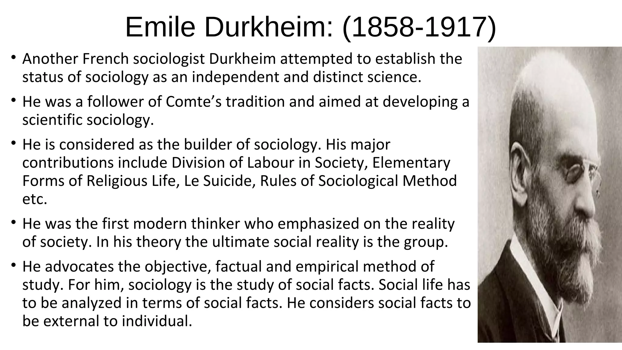 Pioneers of sociology | PPT