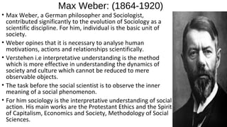 Pioneers of sociology | PPT