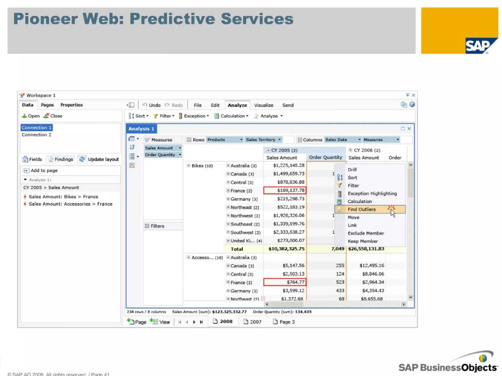 Pioneer The Tool - Screenshots from the SAP BO Roadmap | PPT