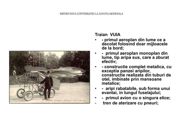Pionierii aviatiei romanesti | PPT