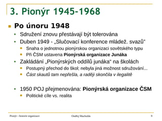 Pionýr - stručná historie organizace | PDF