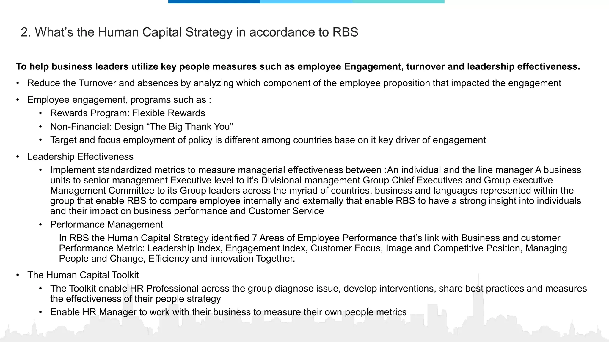 RBS Group : The Human Capital Strategy | PDF