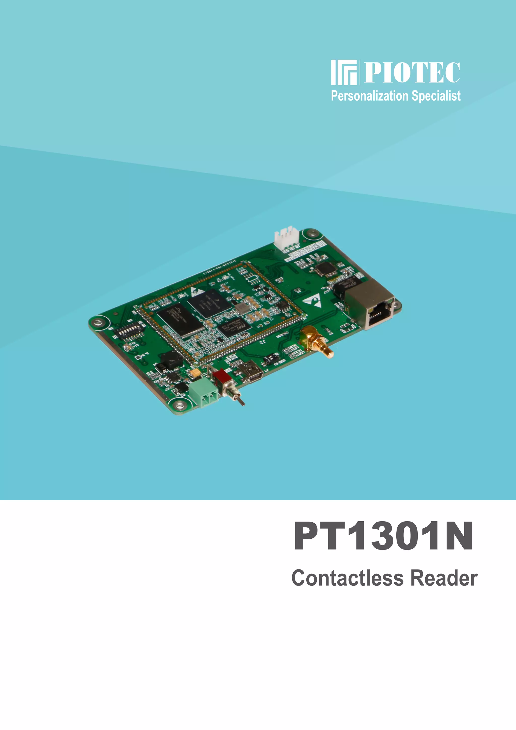 Contactless Reader PT1301N | PDF