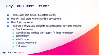 Building Next Generation Drivers: Optimizing Performance in Go and Rust | PDF | Operating ...
