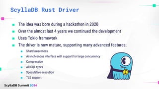 ScyllaDB Drivers: Optimizing Performance | PPTX | Operating Systems | Computer Software and ...
