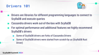 ScyllaDB Drivers: Optimizing Performance | PPTX | Operating Systems | Computer Software and ...