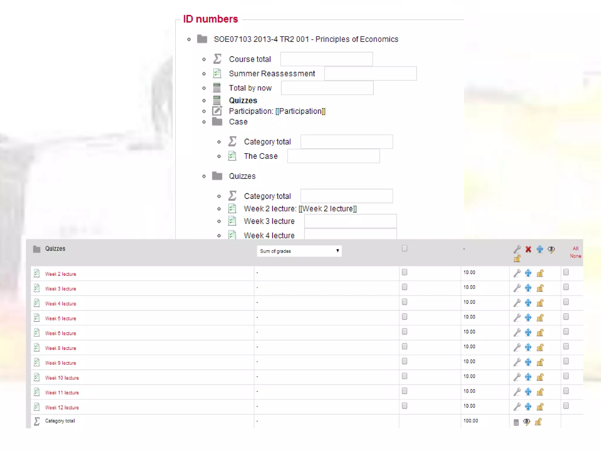 The Moodle Gradebook as a tool inducing regular revisions in students' learning process Piotr ...