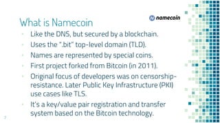 Namecoin Primecoin Potcoin | PPTX