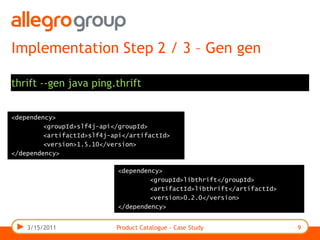 PLNOG 6: Piotr Modzelewski, Bartłomiej Rymarski - Product Catalogue ...
