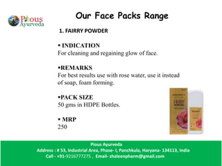 Pious ayurveda | PPT