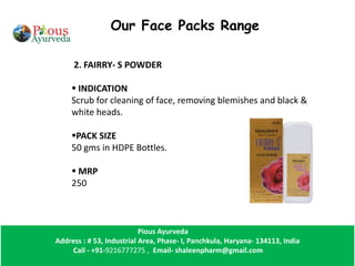 Pious ayurveda | PPT | Free Download