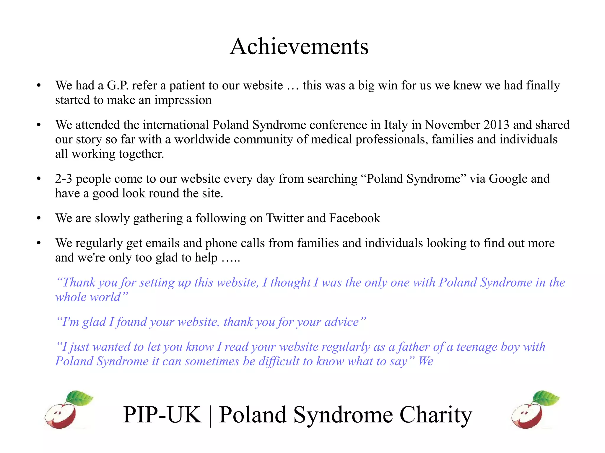 PIP-UK | Poland Syndrome Charity | PPT