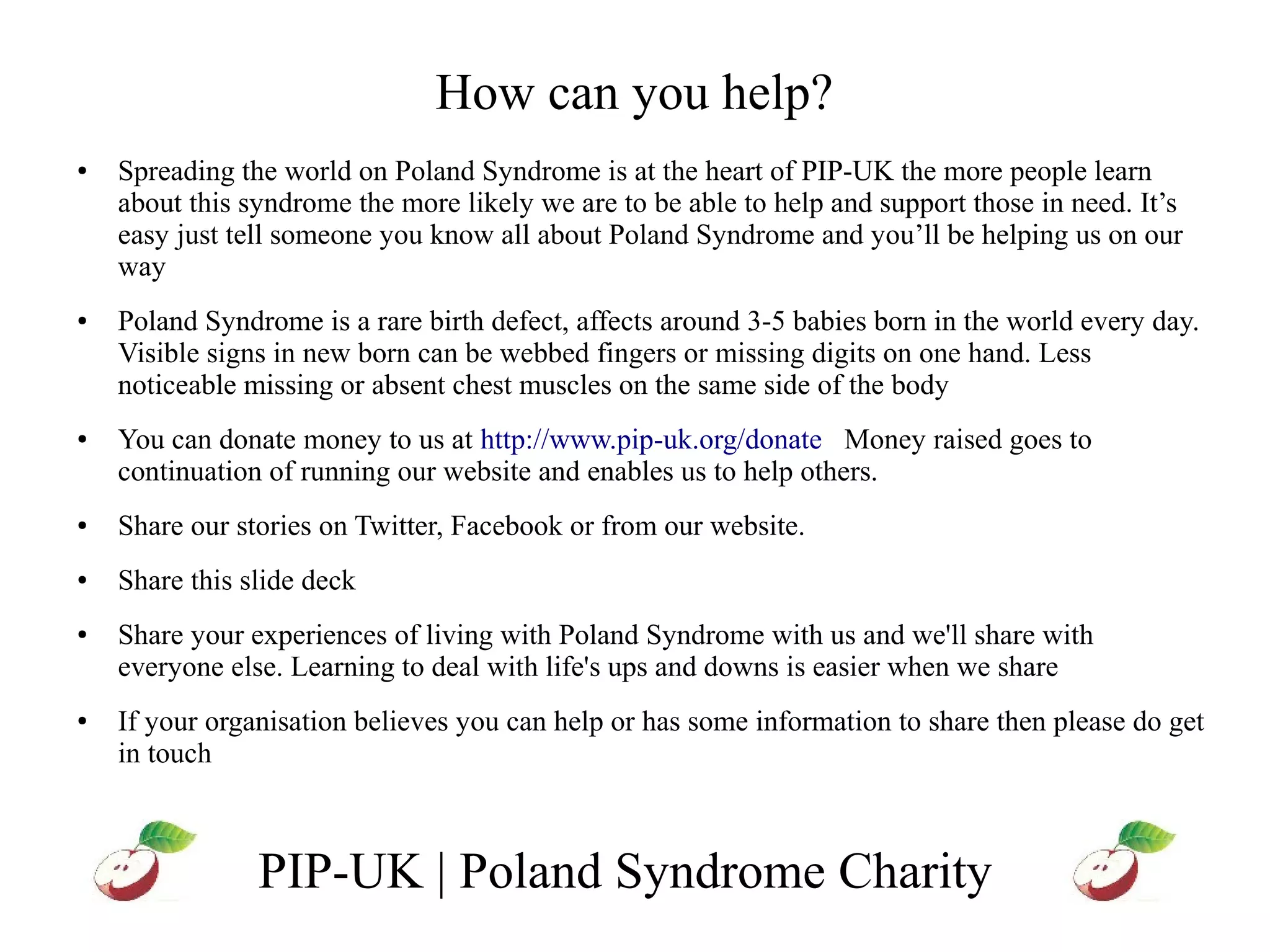 PIP-UK | Poland Syndrome Charity | PPT