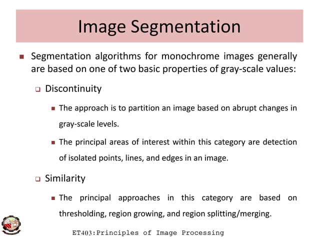 Image segmentation | PDF