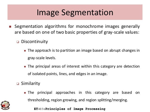 Image segmentation