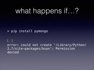 pip and virtualenv | PDF | Operating Systems | Computer Software and Applications