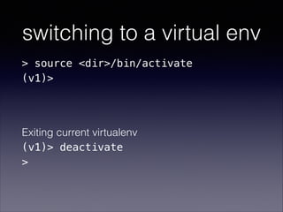 pip and virtualenv | PDF | Operating Systems | Computer Software and Applications
