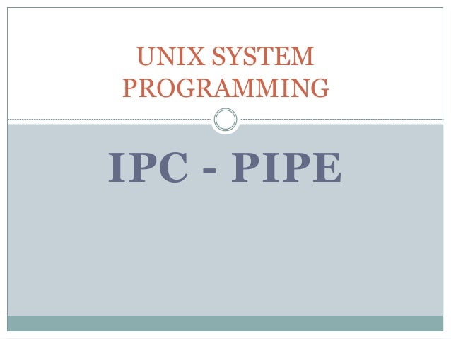 Pipe | PPT